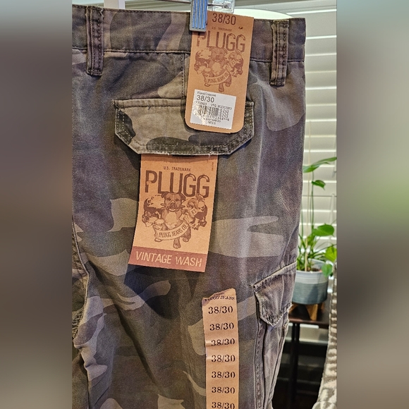 Plugg | Pants | Nwt Plugg Jeans Camo Cotton Cargo Pants 383 | Poshmark